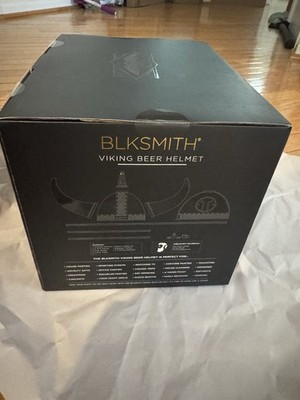 BLKSMITH Viking Drinking Hat | Viking Helmet | Drinking Horns New Box ...