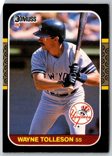 1986 Donruss Wayne Tolleson #134 Texas Rangers Baseball Card | eBay