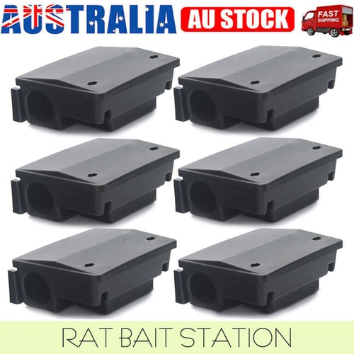 1-6X Defence Rat Bait Station Trap Lockable Control Box Rodent Poison ...