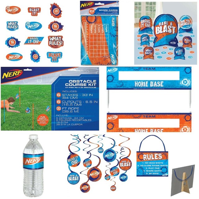 NERF Obstacle Course Kit Fun Party Activity for sale online | eBay