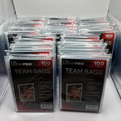 Ultra Pro Resealable Team Bags 50 Packs of 100 Team Bags, 5000 Total | eBay