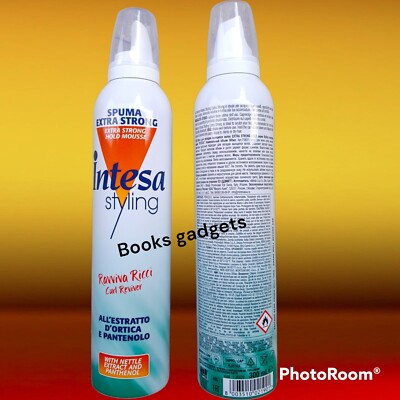 6pz Intesa Styling Mousse Spuma Capelli Schiuma Extra Strong Ravviva ...