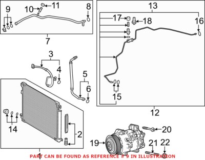 Genuine OEM A/C Refrigerant Line Clamp for Toyota 8871852280 | eBay