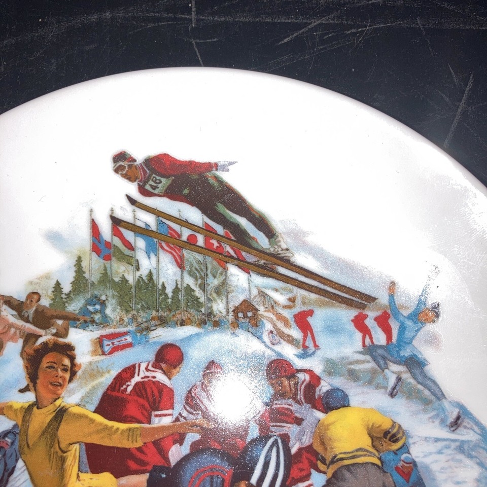 Official 1980 Olympic Winter Games Plate Lake Placid Limited Edition ...