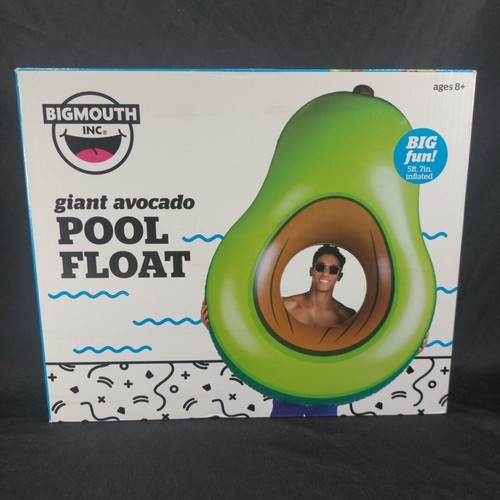 New Pool Float BigMouth Inc Giant Avocado Fruit Inflatable Swimming ...