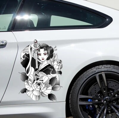 Custom Samurai Livery Racing Side Wrap; JDM Inspired Samurai Custom ...