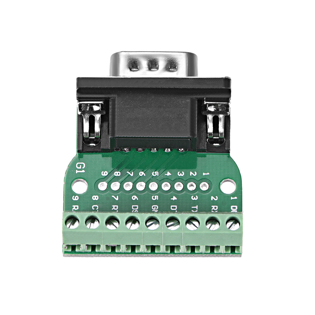 Oiyagai Pack Of 5 D-sub DB9 Breakout Board Connector 9 Pin 2 Rows RS232 ...