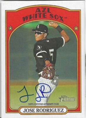2021 Topps Minor Leagues - Jose Rodriguez - Autograph - ROA-JR | eBay