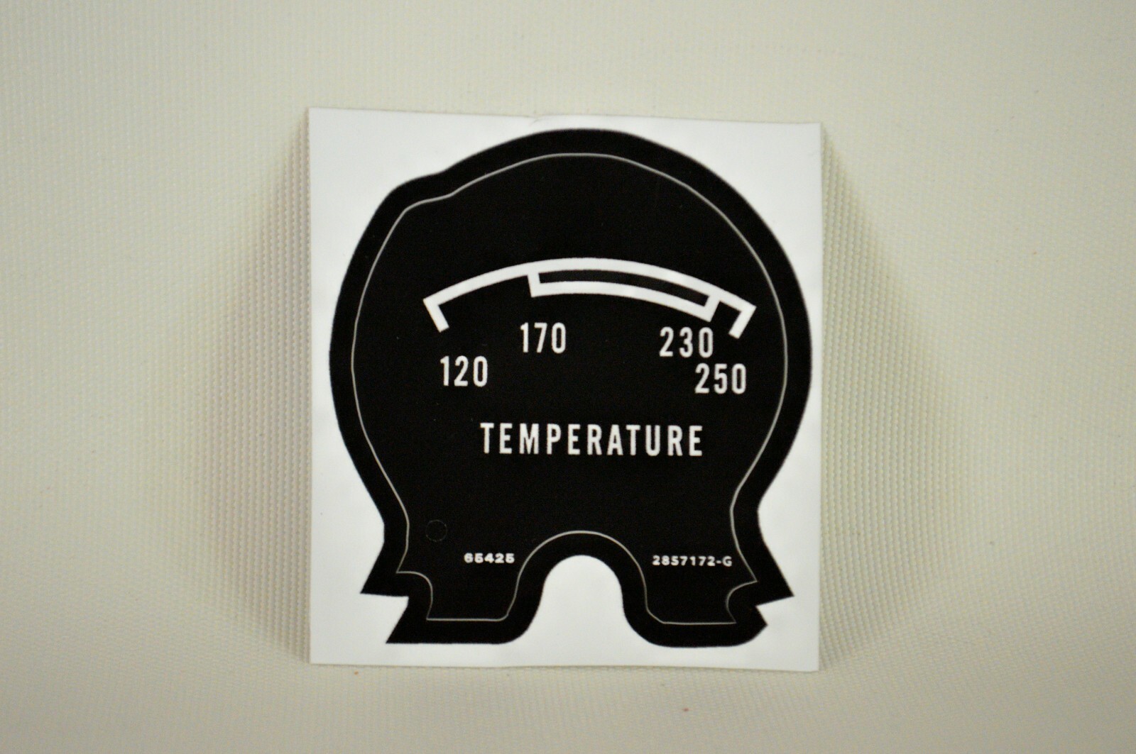 Premium Dash Decal Temperature 68 70 Charger Roardrunner GTX Coronet ...