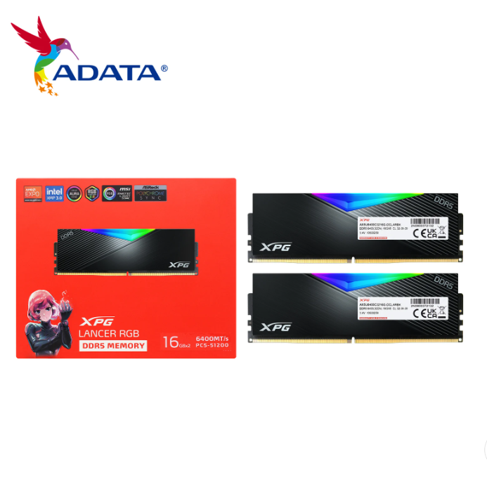 ADATA XPG LANCER Blade RGB DDR5 Memory 16GBx2 6800MHz High Speed DDR5 ...