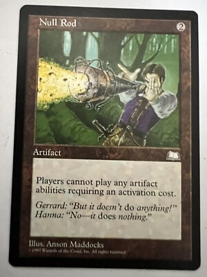 MTG Null Rod Weatherlight Rare NM/NP | eBay