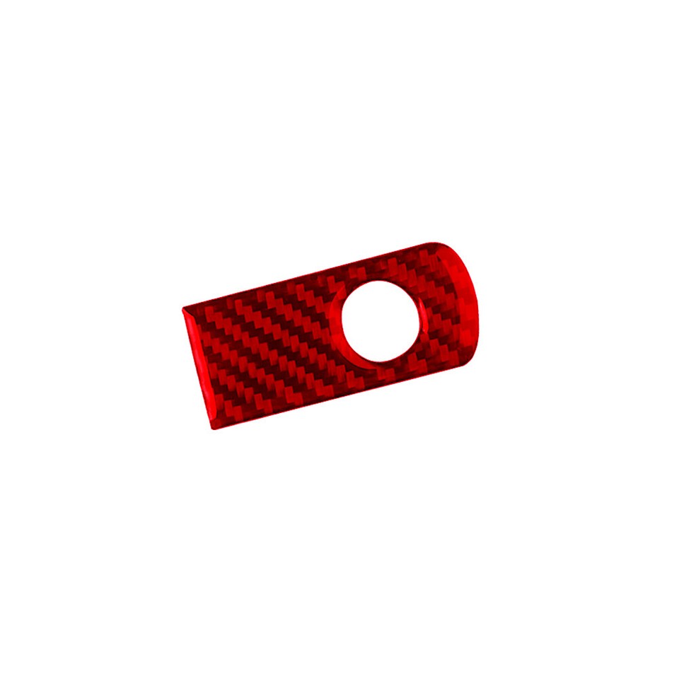 Glove Box Switch Handle Panel Trim Carbon Fiber Red For Audi A4 Sline ...