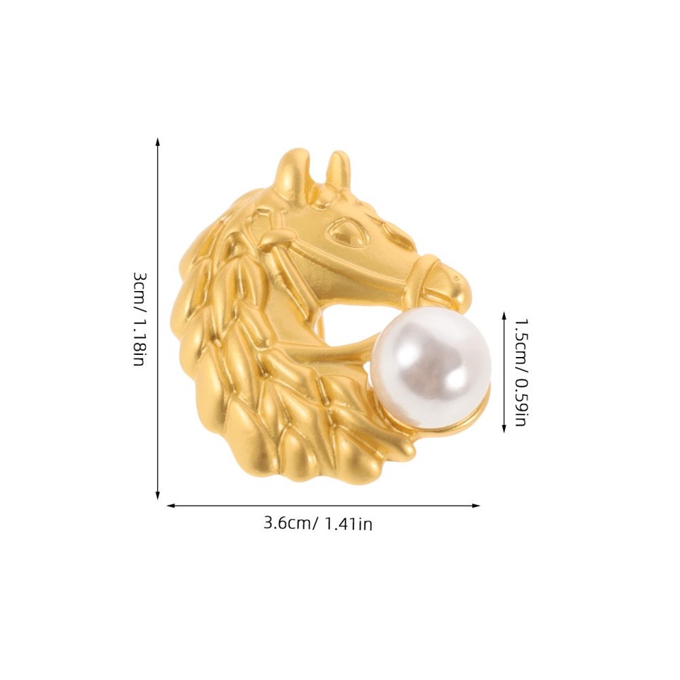 Decorative Brooch Pin for Women Horse Head Lapel Animal Brooches | eBay ...