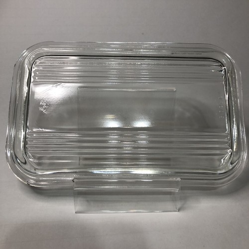 Vintage Pyrex 502-C Clear Glass Ribbed Refrigerator Dish LID ONLY - One ...