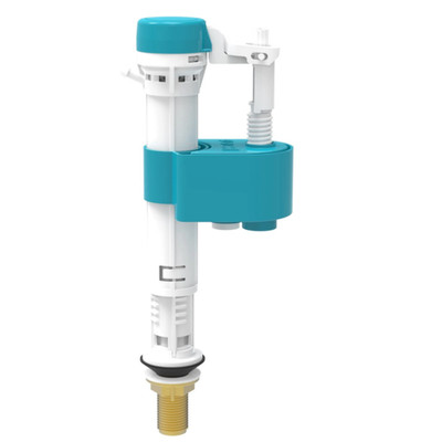 Toilet Cistern Valve Fill 1/2" Brass Inlet Bottom Entry Plastic Float ...