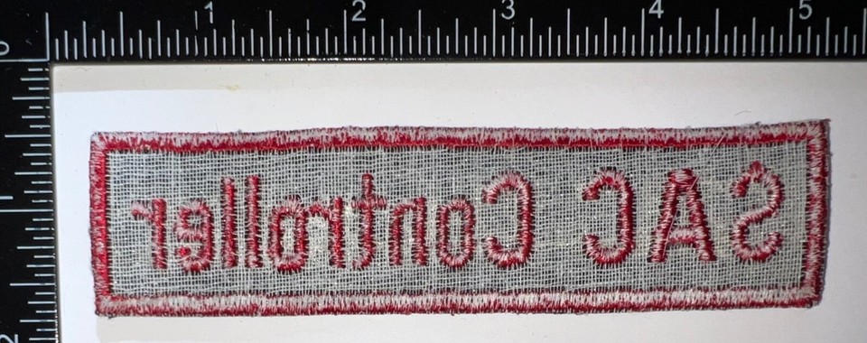 USAF US Air Force Strategic Air Command SAC Controller Patch | eBay