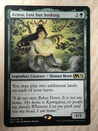 Azusa, Lost but Seeking MTG M21 NM Ships Free!! | eBay
