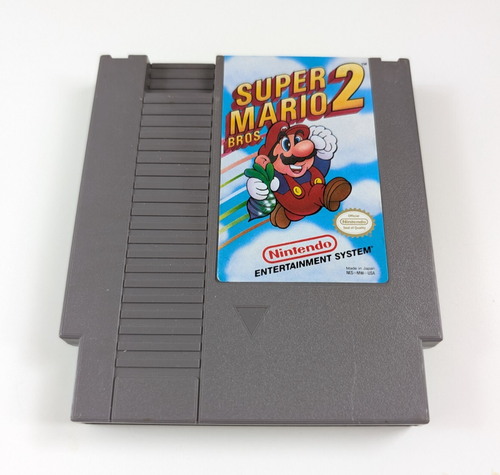Super Mario Bros. 2 SMB 2 brothers - NES Nintendo - Tested Working ...
