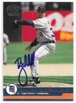 BRIAN MOEHLER Autographed Signed 2001 Pacific Baseball card #160 ...