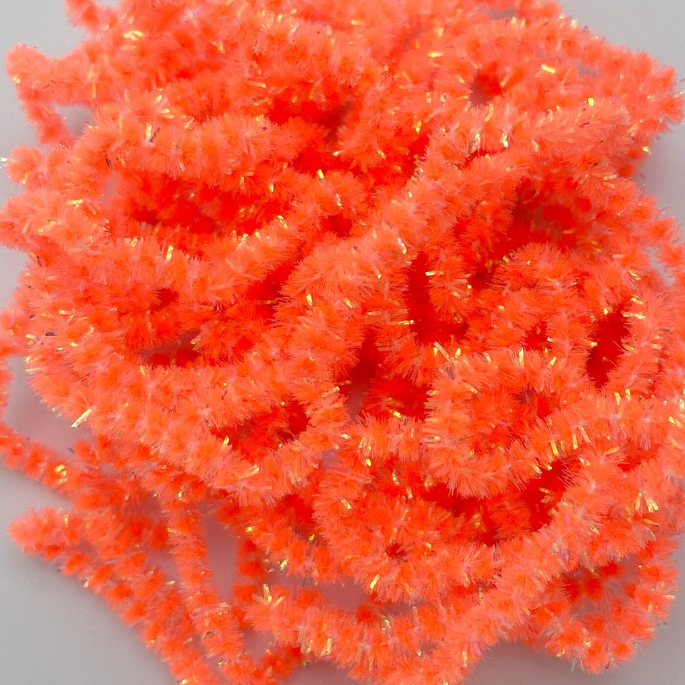 SPECKLED CRYSTAL CHENILLE - Hareline Fly Tying Variegated Material - 25 ...