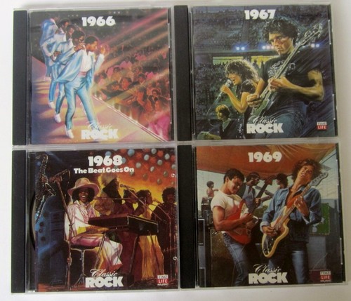 Classic Rock 1966 1967 1968 1969 Time-Life 4 x CD USED lot | eBay