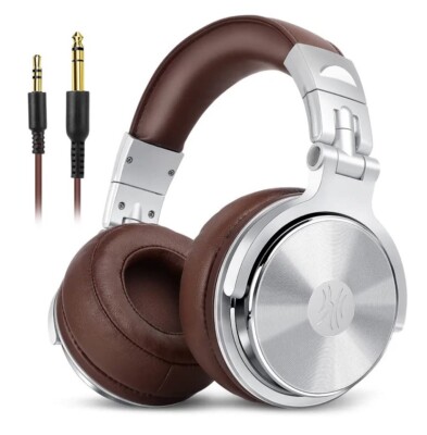 Over Ear Headphone, Wired Premium Stereo Sound Headsets w 50mm Driver ...