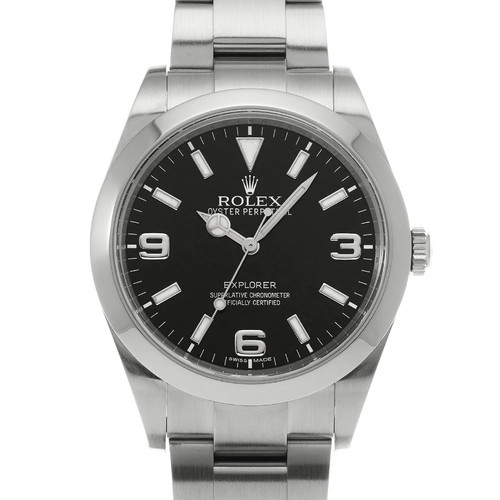 ROLEX Explorer 214270 Black Case Size 39×39mm Men's Used Watch #11628 ...