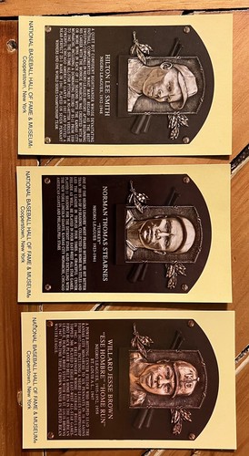 Hilton Smith Turkey Stearnes “Home Run” Brown Negro Leages HOF Plaque ...