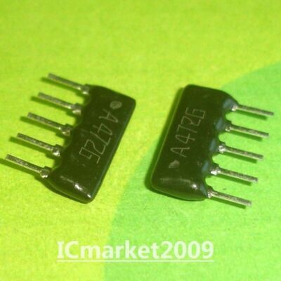 200 PCS A05-472G A 472G 4.7K ohm 4.7KR 4 Commoned Resistor Network ...