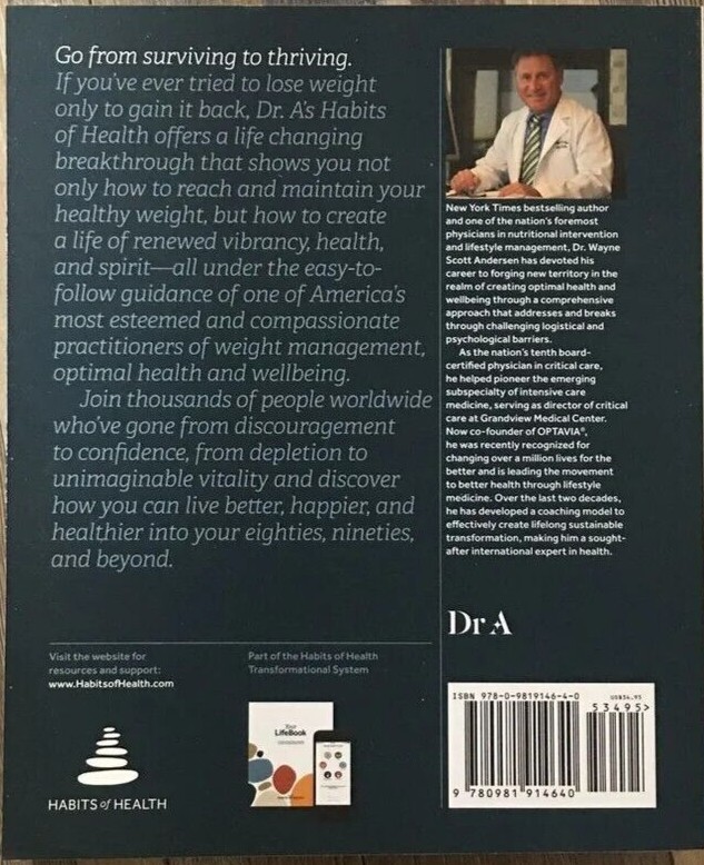 Dr. A's Habits Of Health by Dr. Wayne Scott Andersen, 2nd Edition ...