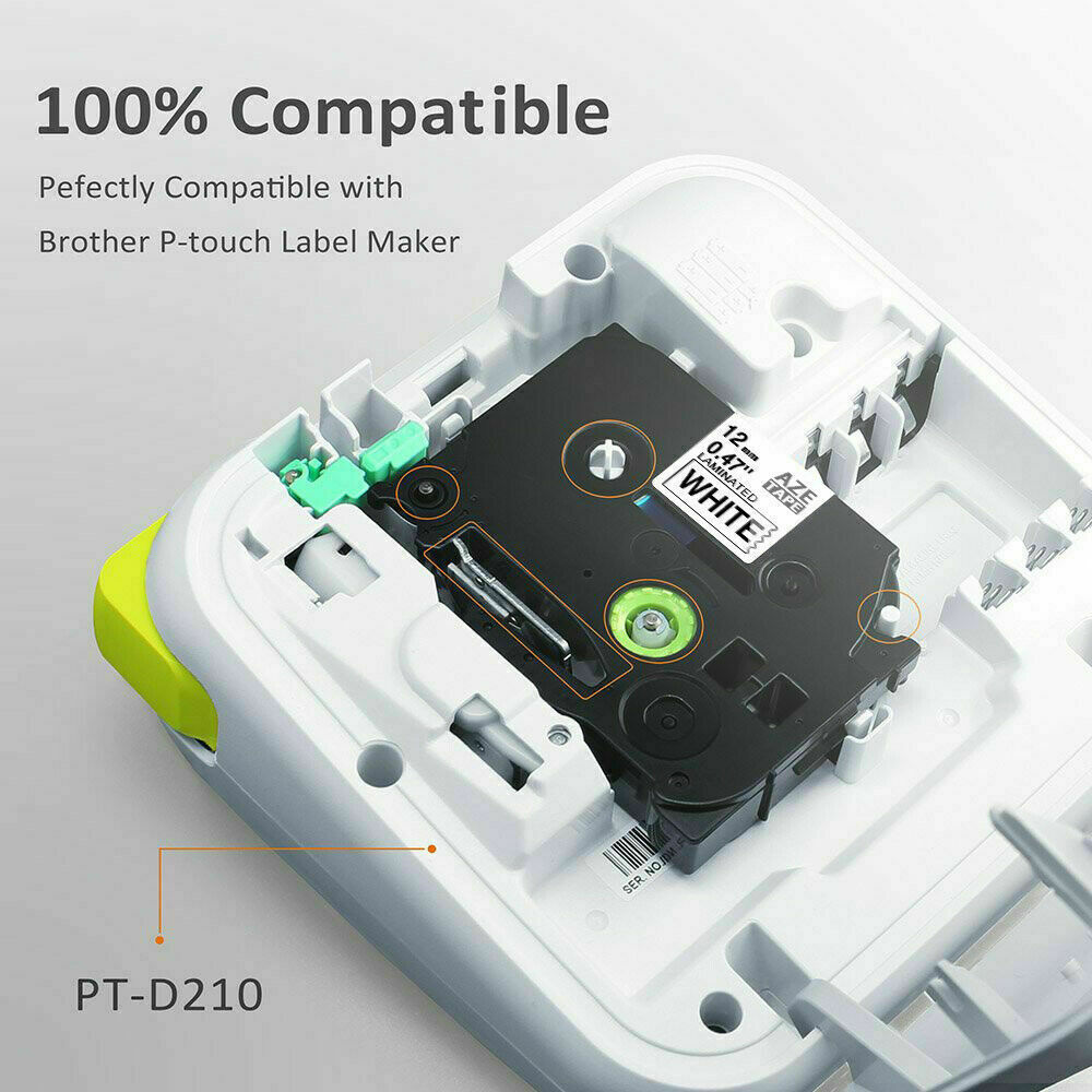 5Pk Compatible for Brother P-Touch TZ-231 TZe-231 PT-D210 Label Maker ...