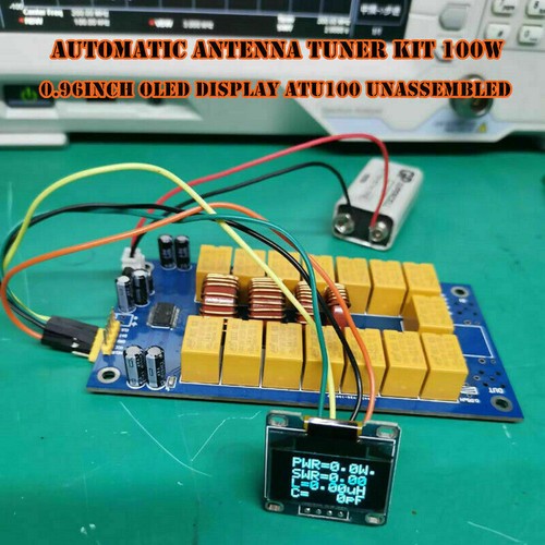 0.96" Digital Display Mini Portable Automatic OLED ATU100 Antenna Tuner ...