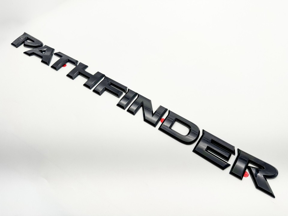 Gloss Black Overlay EMBLEM FITS 2022-2026 NISSAN PATHFINDER SL AWD ...