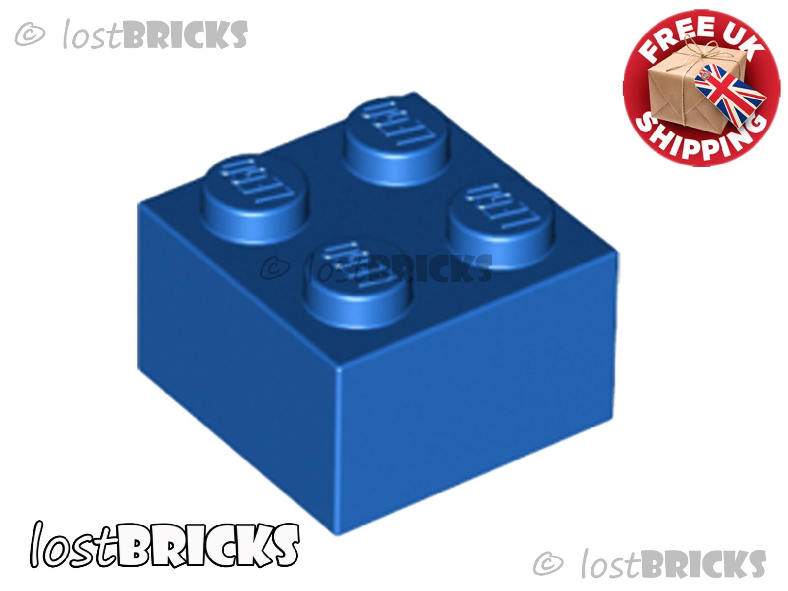 LEGO - Part 3003 - Pack of 10 x NEW LEGO Bricks 2x2 +SELECT COLOUR ...