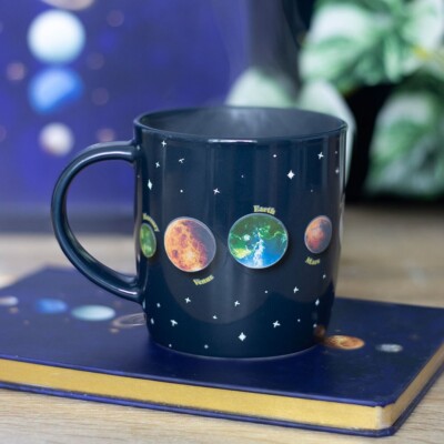 Solar System Heat Colour Changing Ceramic Mug Mugs Cup Cups Coffee Tea ...