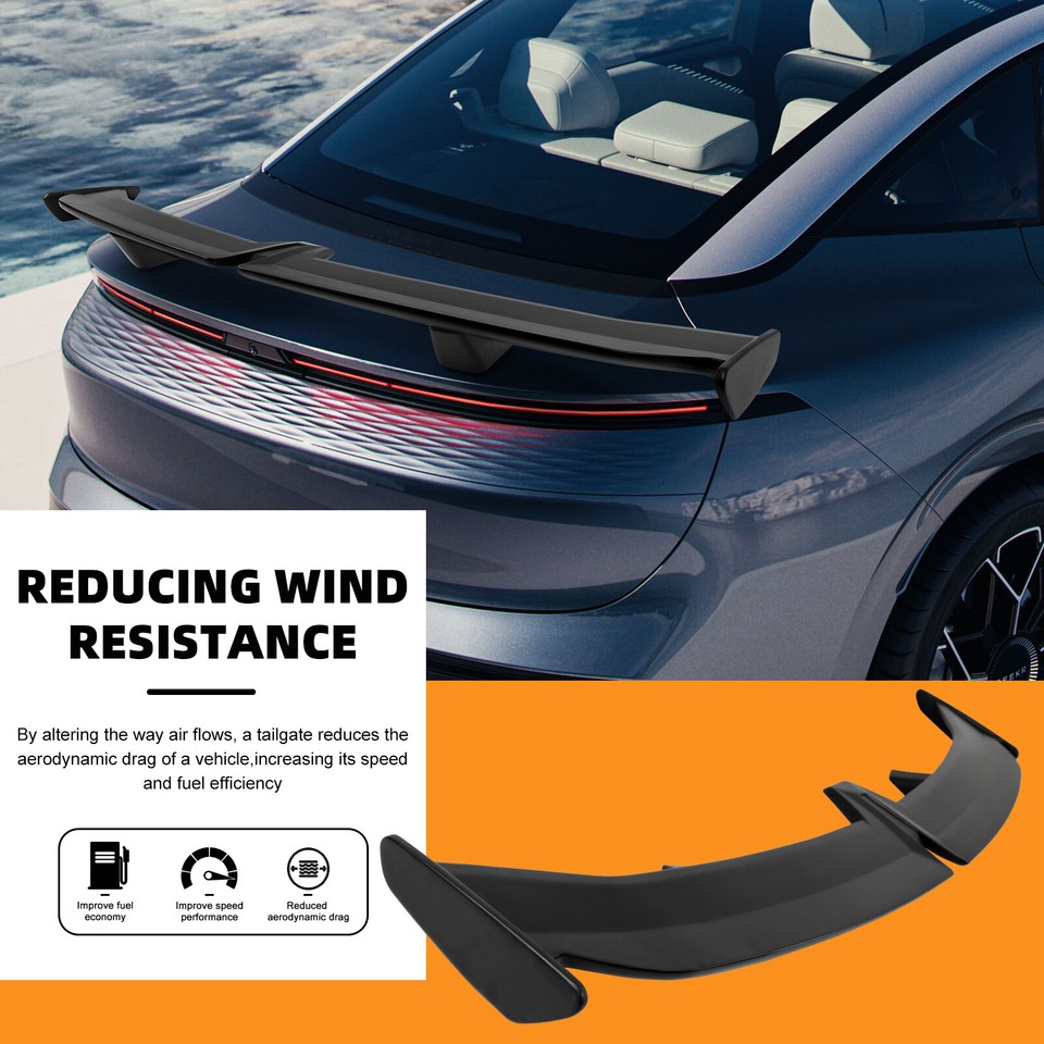 For Mazda MX-5 Miata Matte Black 54" Rear Boot Trunk GT PRO Style ...