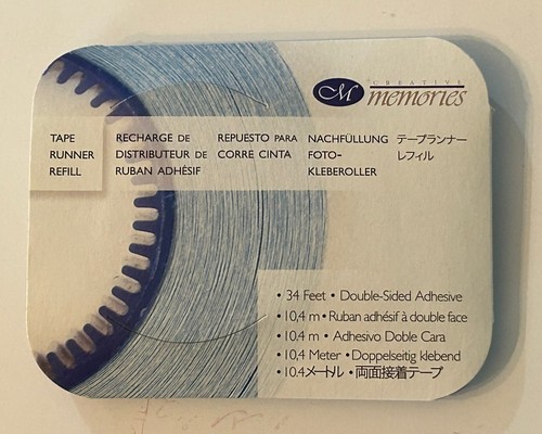 NEW Creative Memories TAPE RUNNER REFILL 34’ DOUBLE SIDED ADHESIVE | eBay