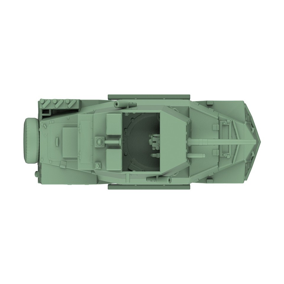 Army Tank Unpainted 1/144 Military Model Kit British SARC MkIVa Light ...