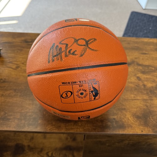 MAGIC JOHNSON Autographed Signed Spalding NBA Basketball LakersSTEINER ...