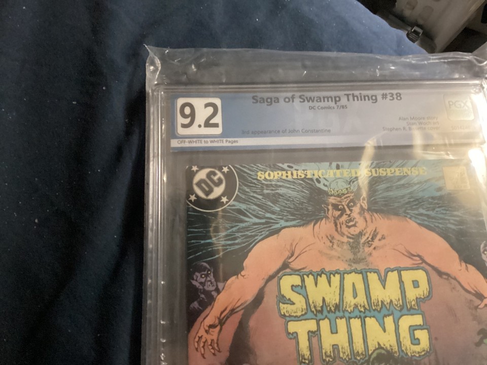 Saga of the Swamp Thing #38 (1985) Alan Moore John Constantine PGX 9.2 ...