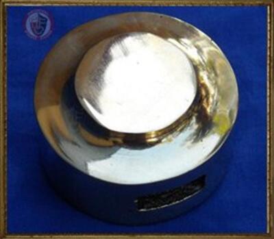 Brass Round pommel with relief - blacksmithing | eBay