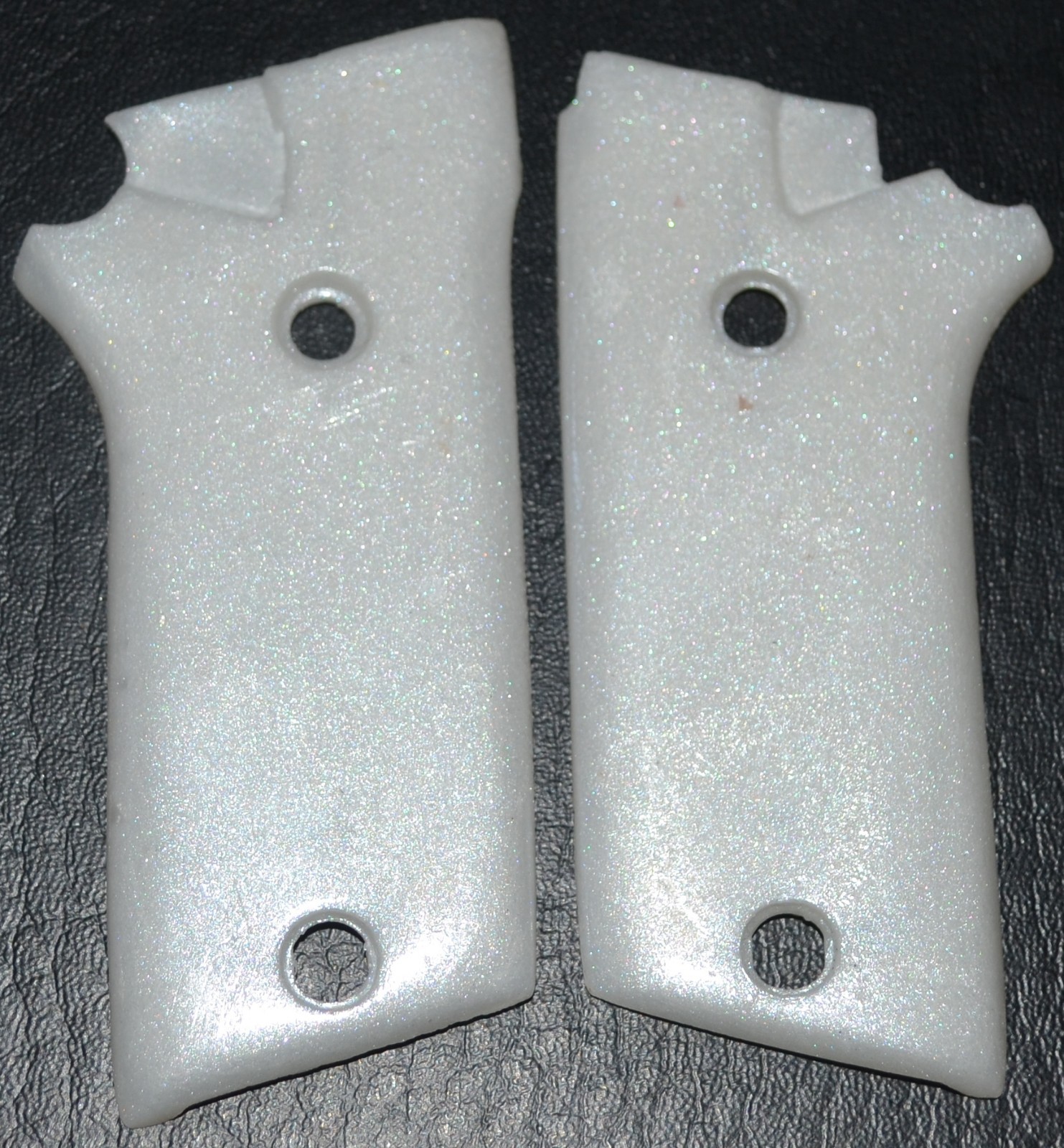 Taurus PT 911, 957, 940 pistol grips smooth pearl white plastic | eBay