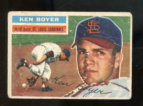 1956 Topps #14 Ken Boyer Baseball card AC-217 | eBay
