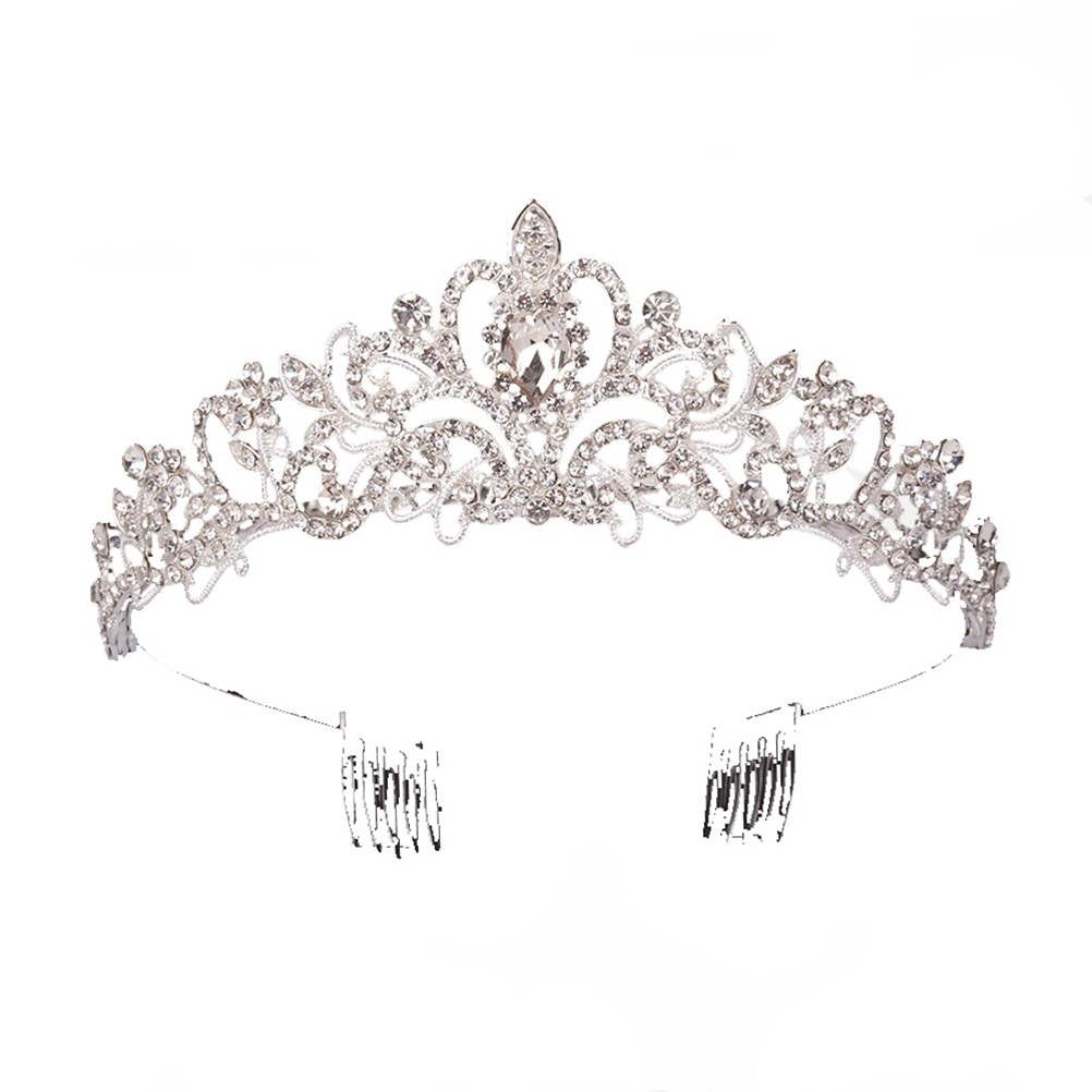 Jewelry Crown Crystal Headdress Decor Crown Rhinestone Headwear for ...
