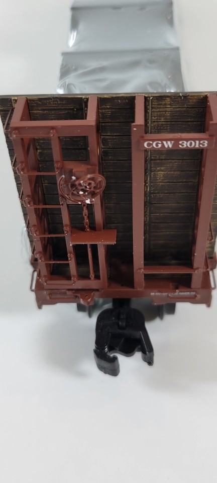 S-Gauge S-Helper 01814 Chicago Great Western Bulkhead Flat Car W/Coil ...