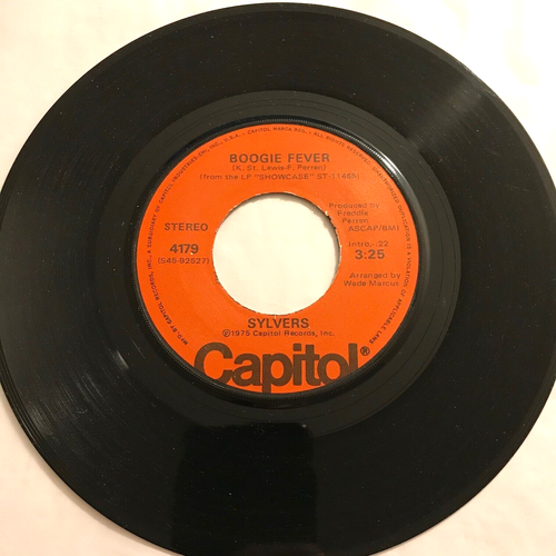 SYLVERS {Disco 45} BOOGIE FEVER / FREE STYLE | eBay