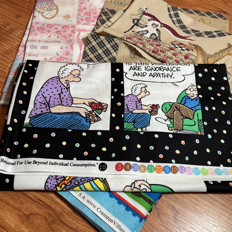 HUGE LOT OF 33 Cheater Fabric Panels Sewing Child, Christmas, Animal ...