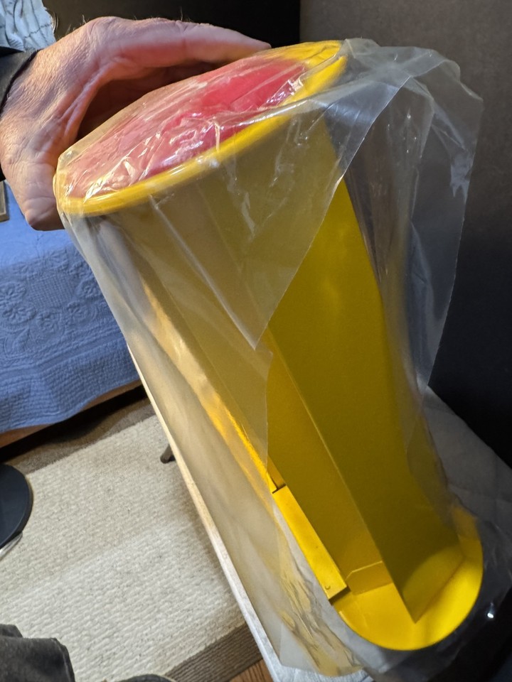 Vintage NIB M&M's Metal M&M Store Counter Display Yellow with Green Red ...