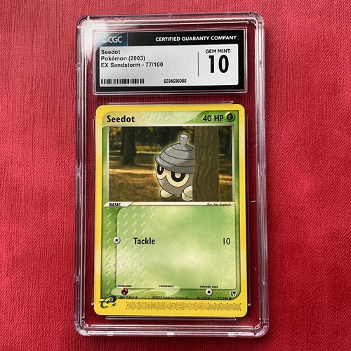 CGC 10 Seedot 77/100 EX Sandstorm 2003 Pokemon Card | eBay