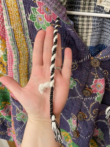 Kantha Bae One Size Kantha Cropped Shacket with Buttons - Blue, Green ...